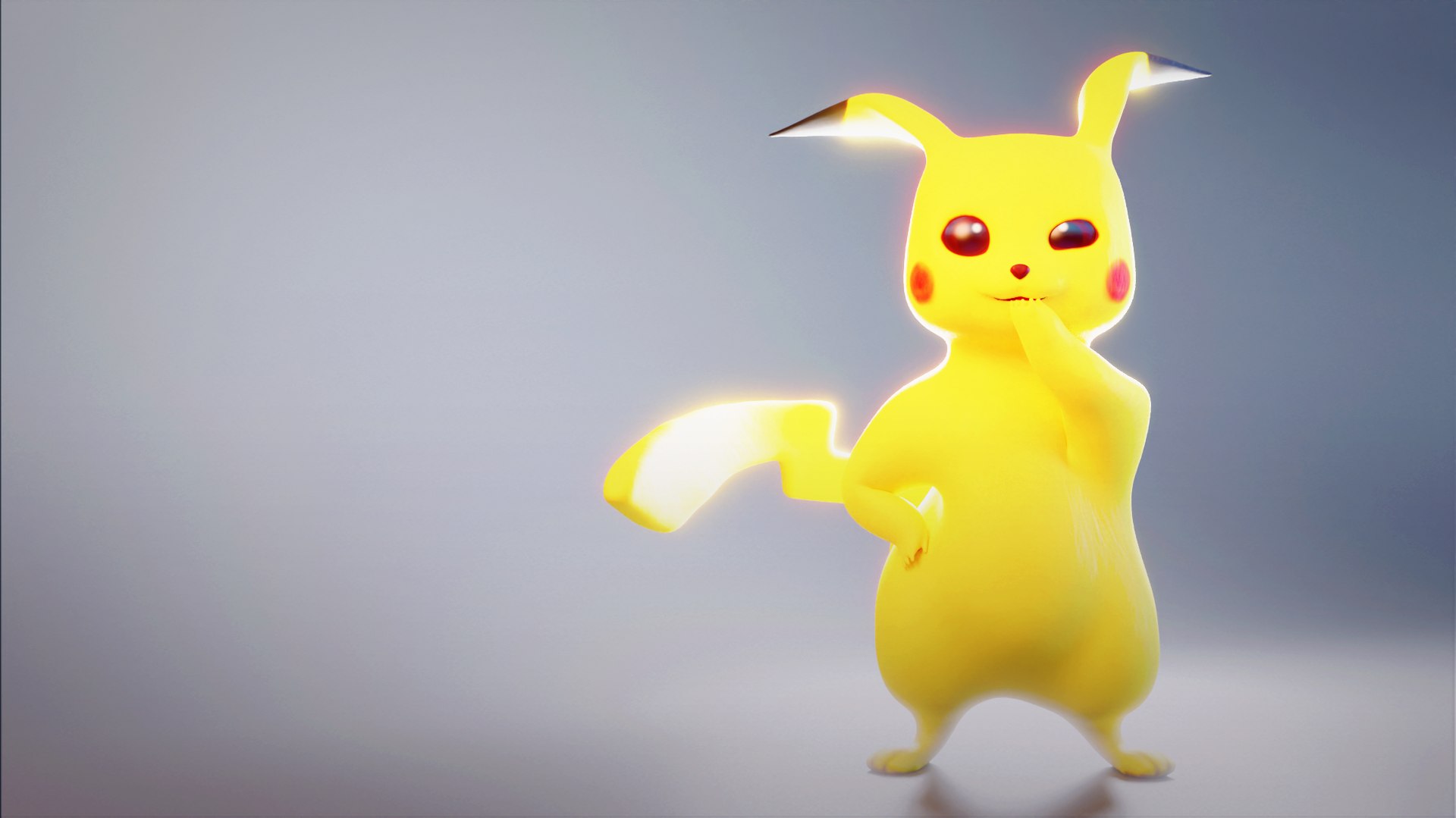 Pikachu - Pokemon Rigged 3d-model For Blender Low-poly 3D Model 3D ...
