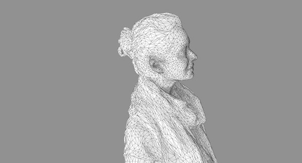 3d woman female girl model