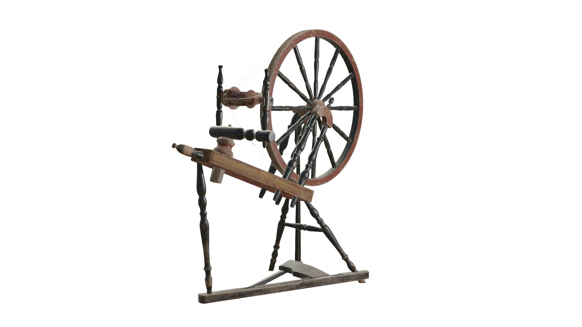 Spinning Wheel 3D Model - TurboSquid 2141958