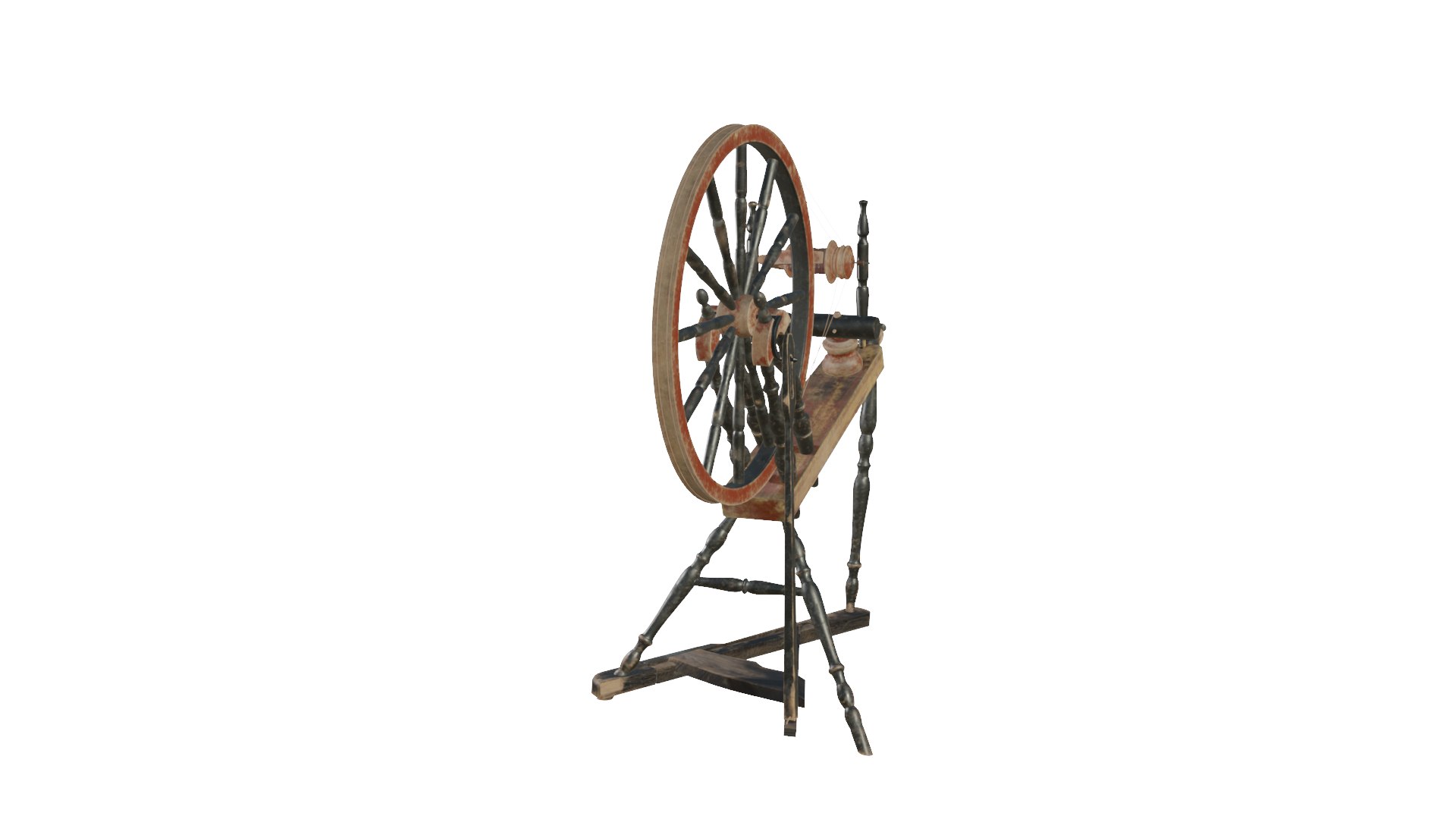 Spinning Wheel 3D Model - TurboSquid 2141958