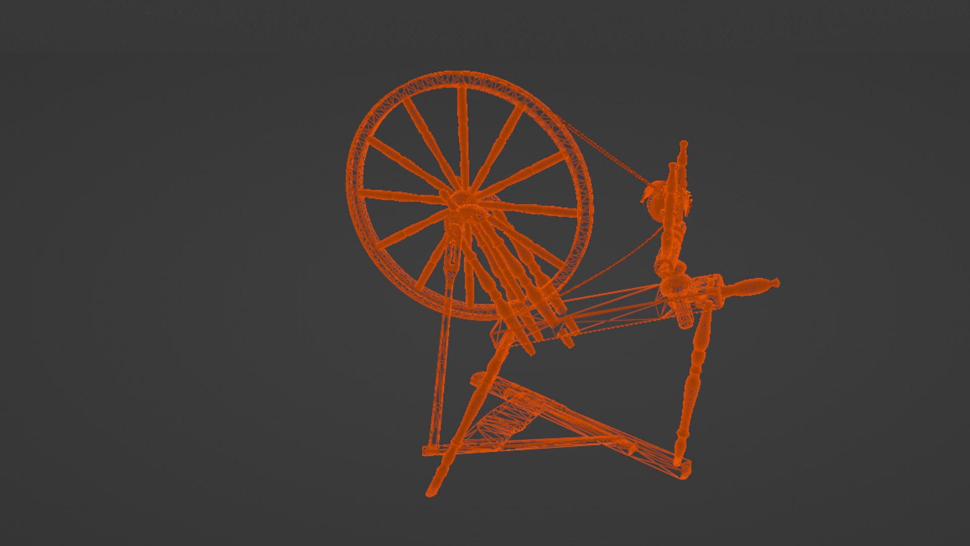 Spinning Wheel 3D Model - TurboSquid 2141958