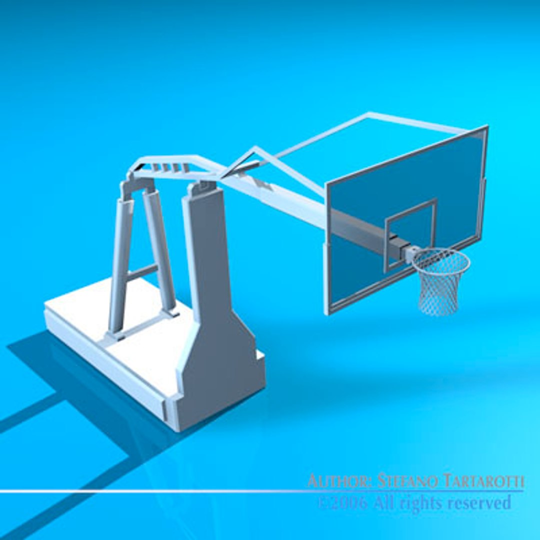 3ds Max Basketball Hoop