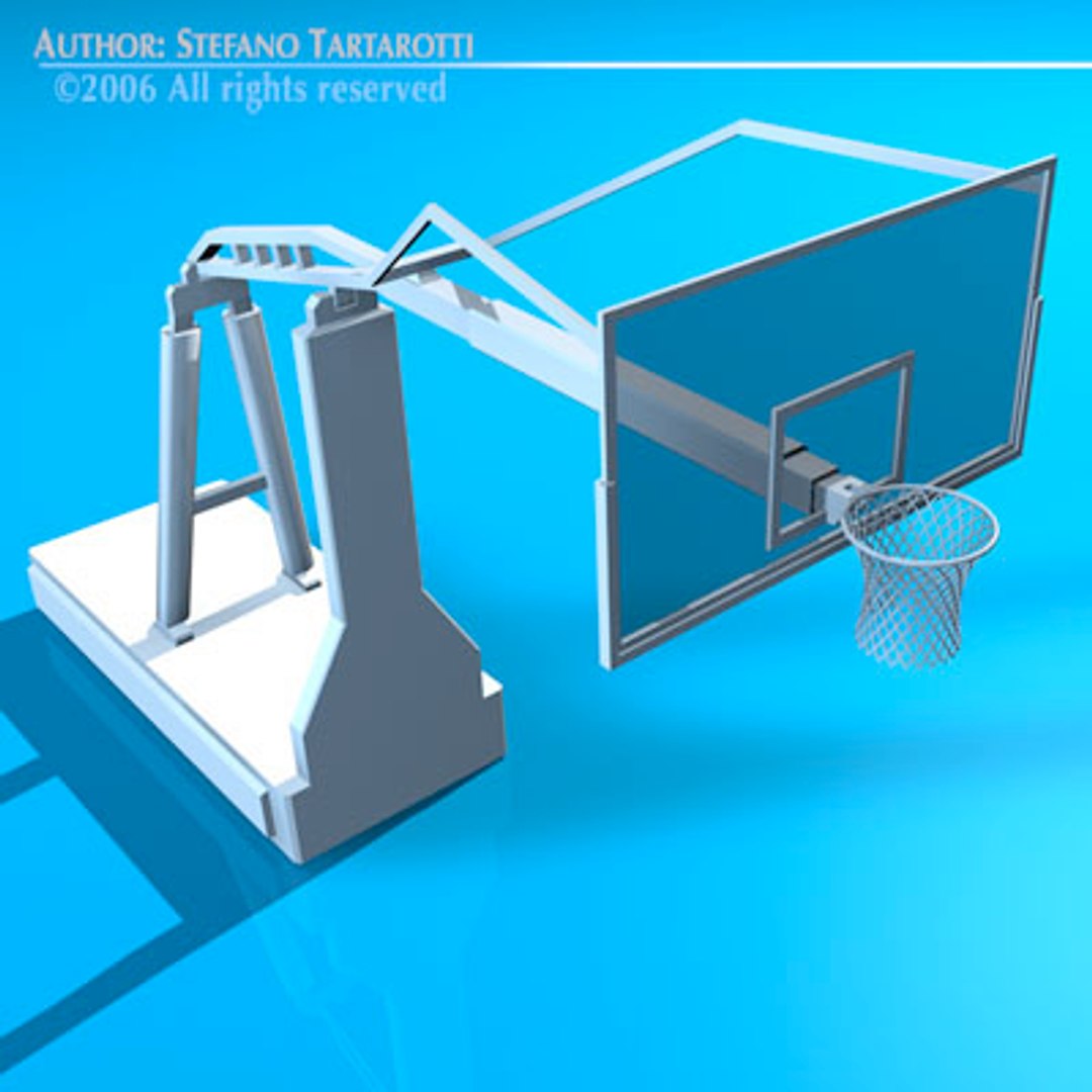 3ds Max Basketball Hoop