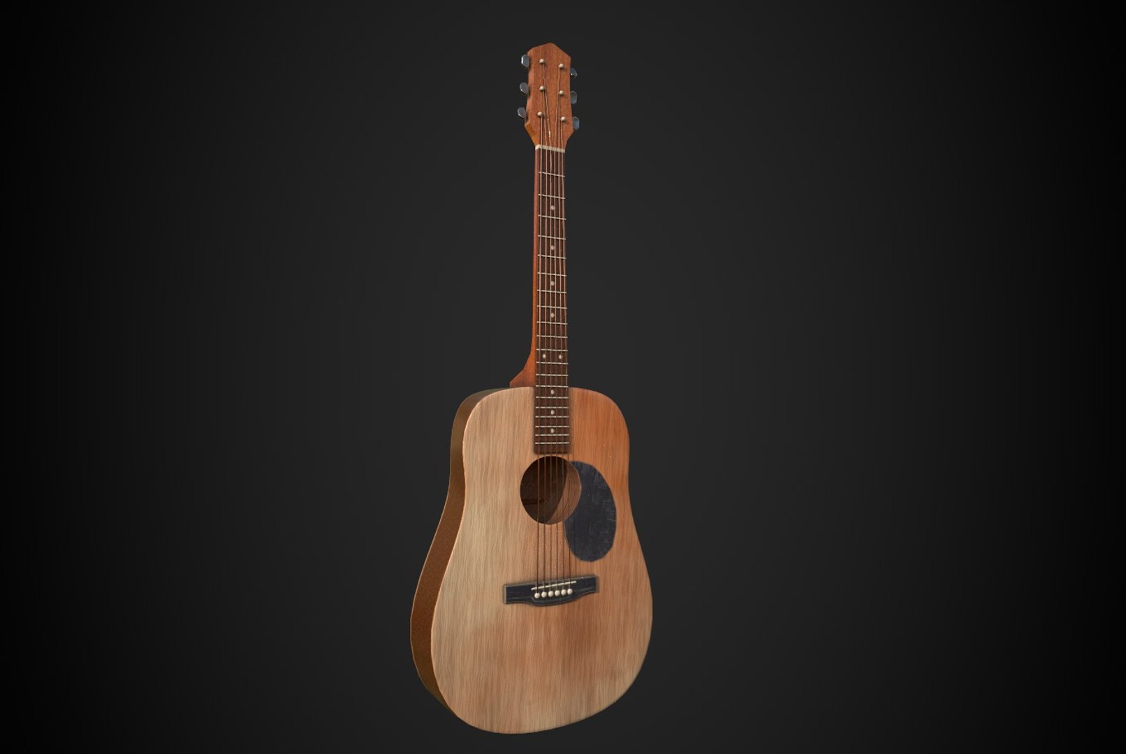 3D Guitar Model - TurboSquid 1968316