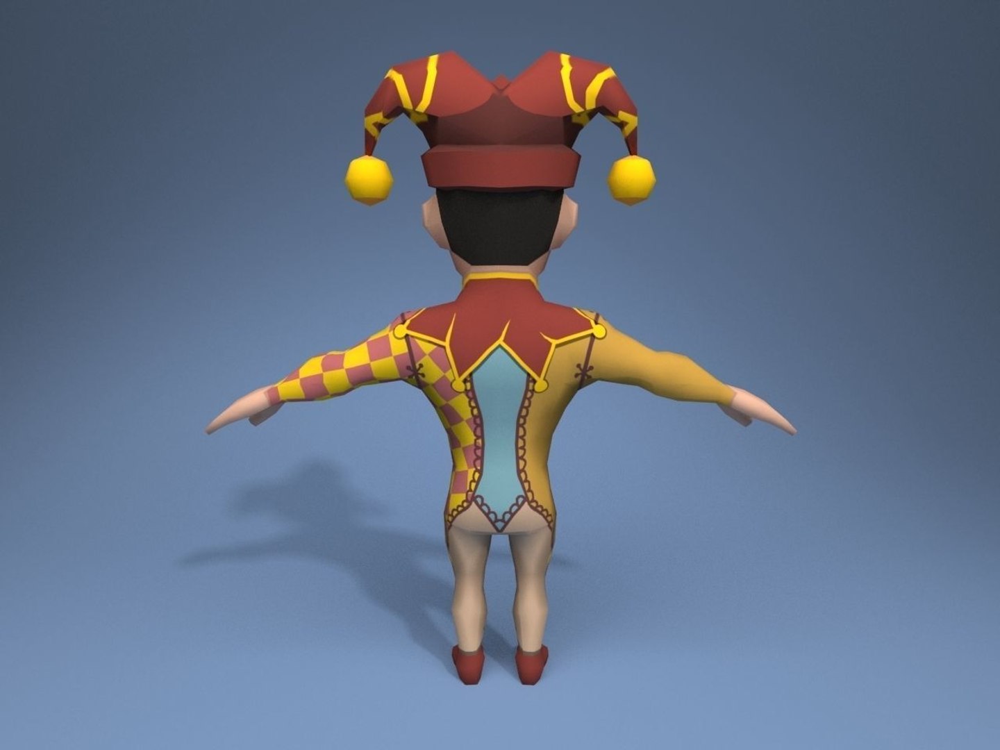 Medieval Character Jester 04 3D Model - TurboSquid 1193467