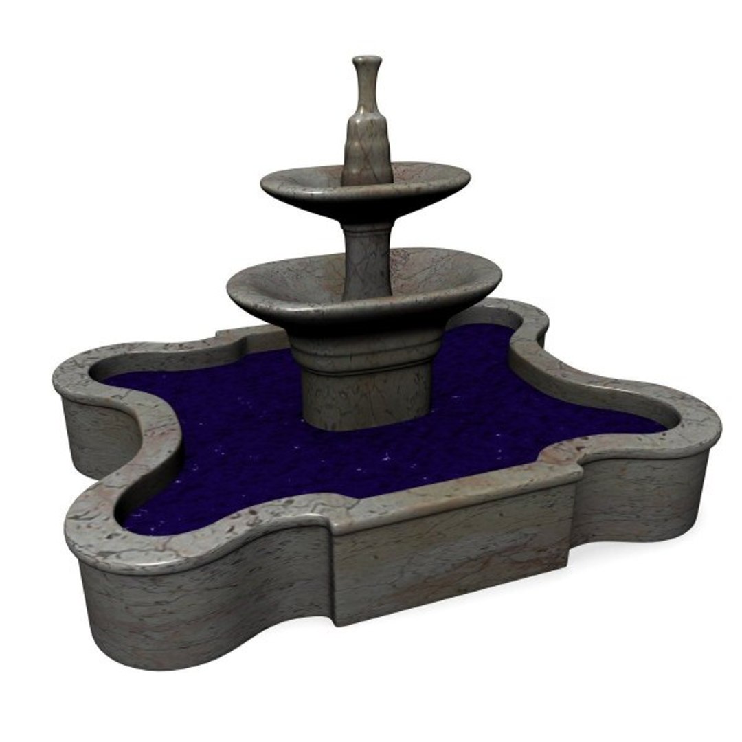 3d fountain