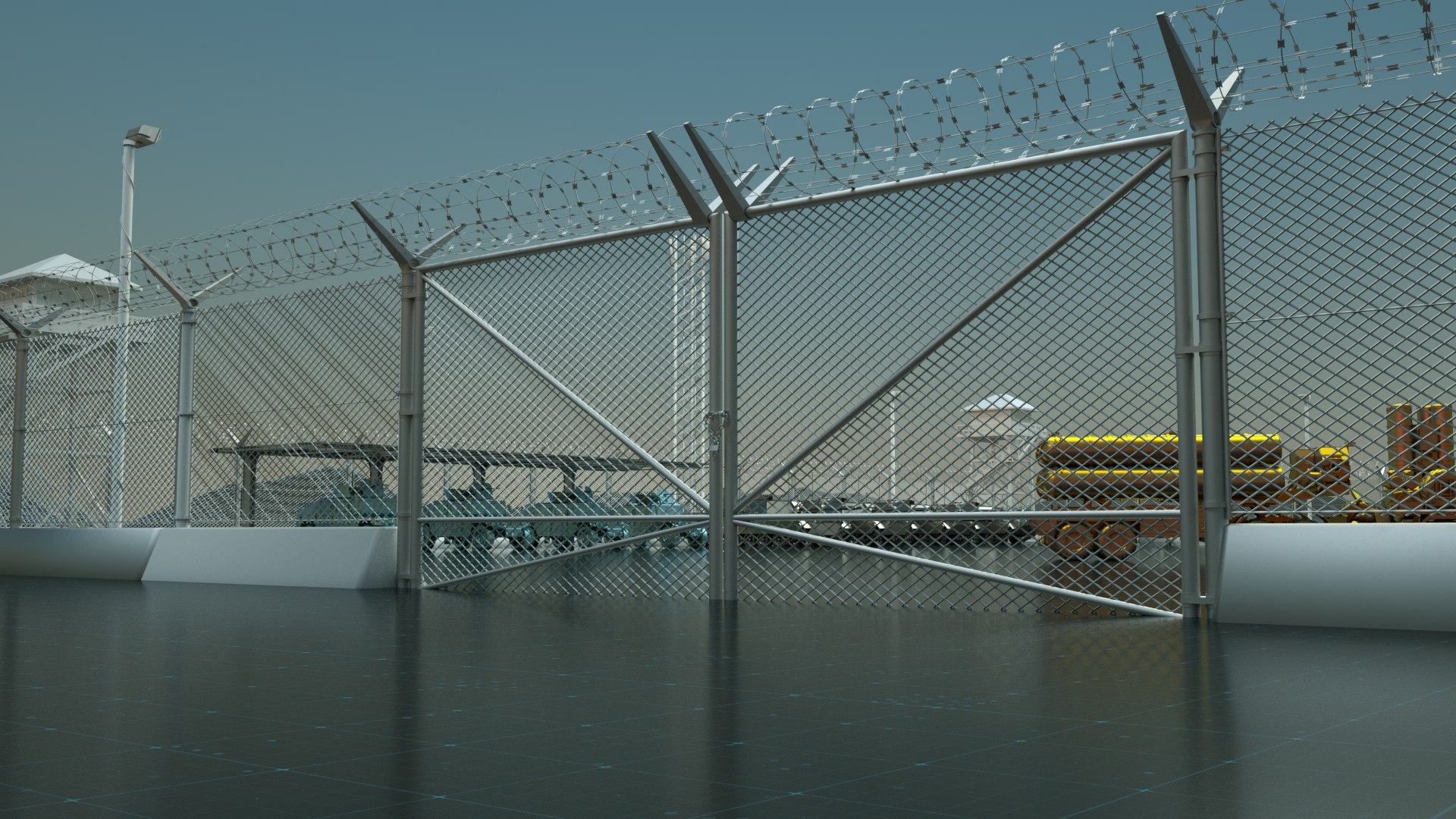 3D MILITARY CAMP FULL OF HUMVEE S400 JET AND TANK model - TurboSquid ...