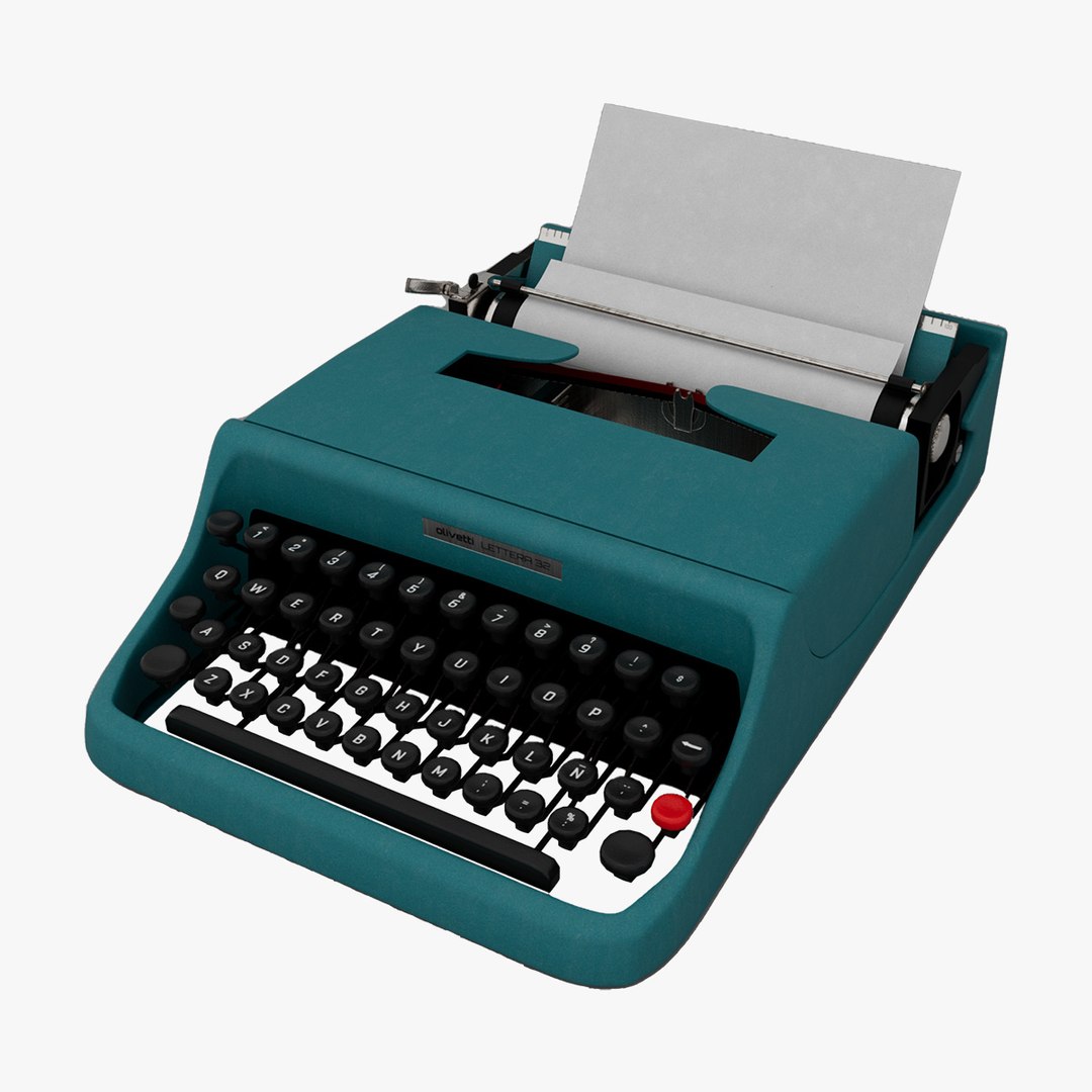 3D Lettera 32 Olivetti Modello 3D Model - TurboSquid 2135326