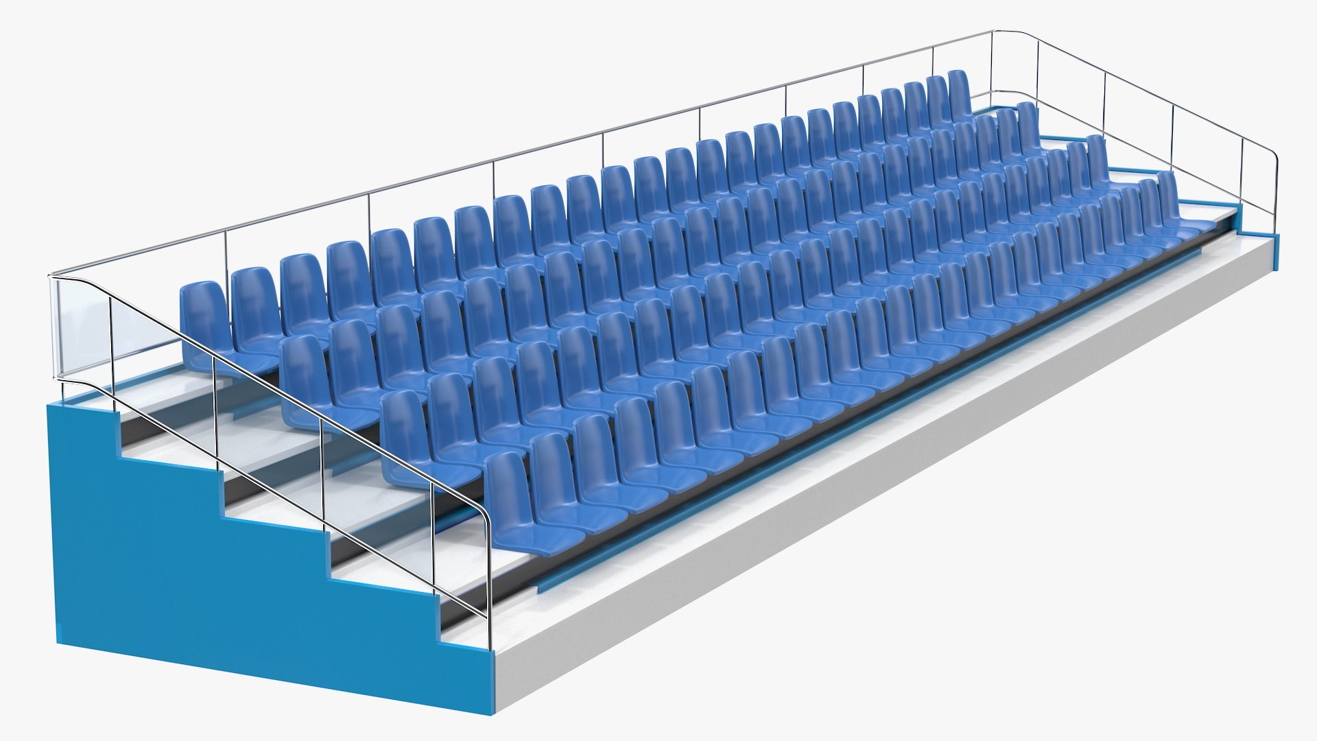 Stadium Seating Tribunes Collection 3D Model - TurboSquid 2198774