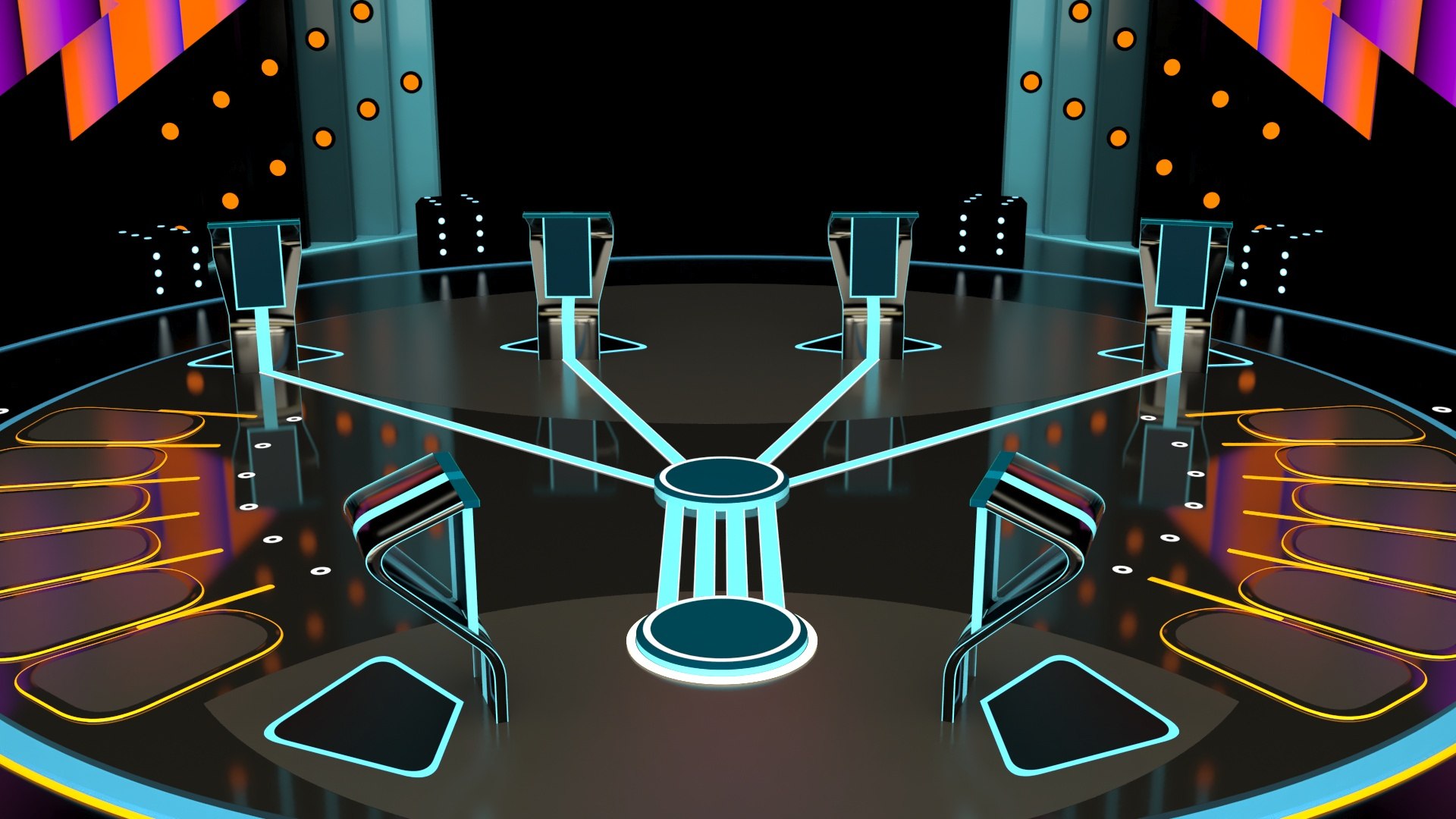 3D Tv Studio Competition Design Model - TurboSquid 1892978