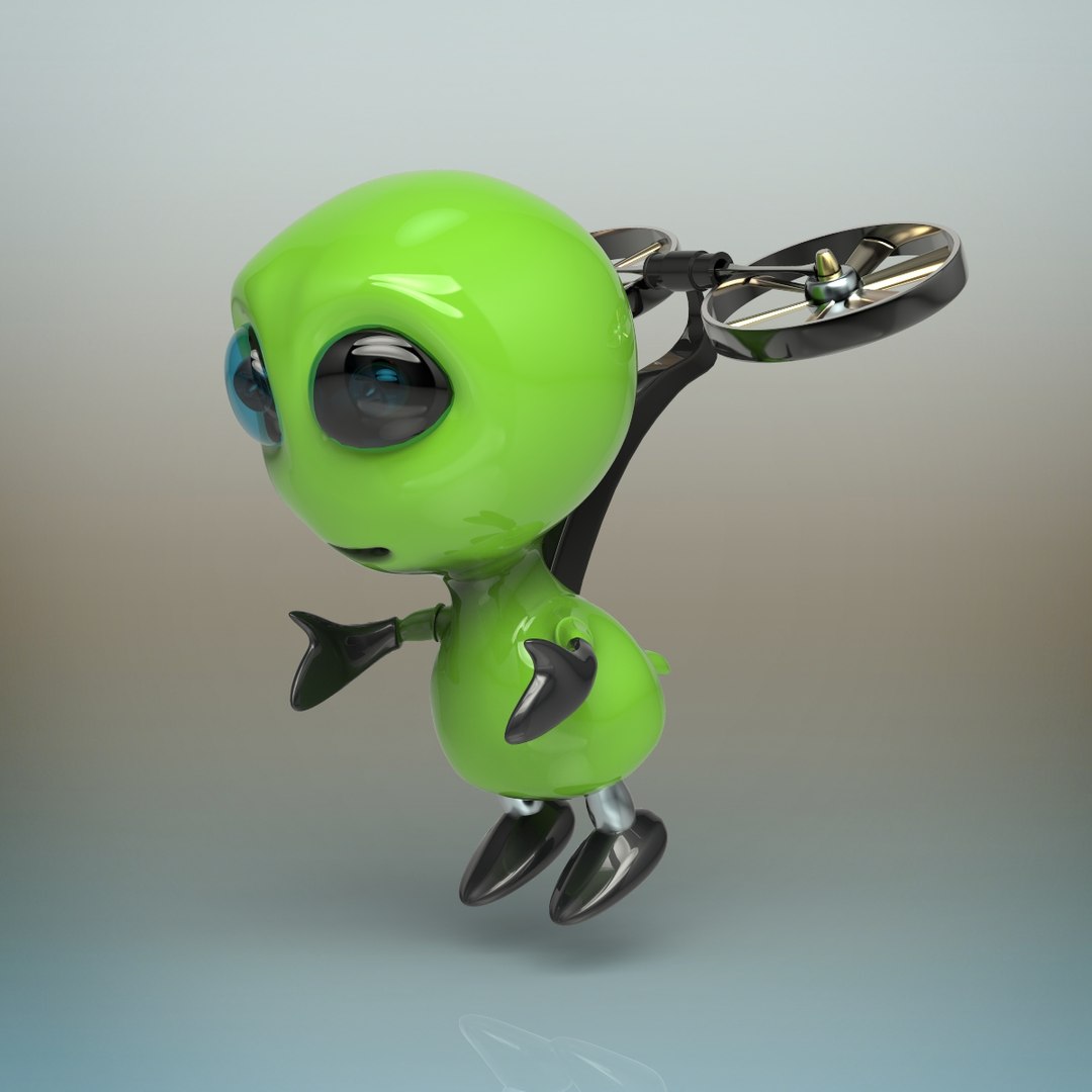 3D Alien Robot - TurboSquid 1389255