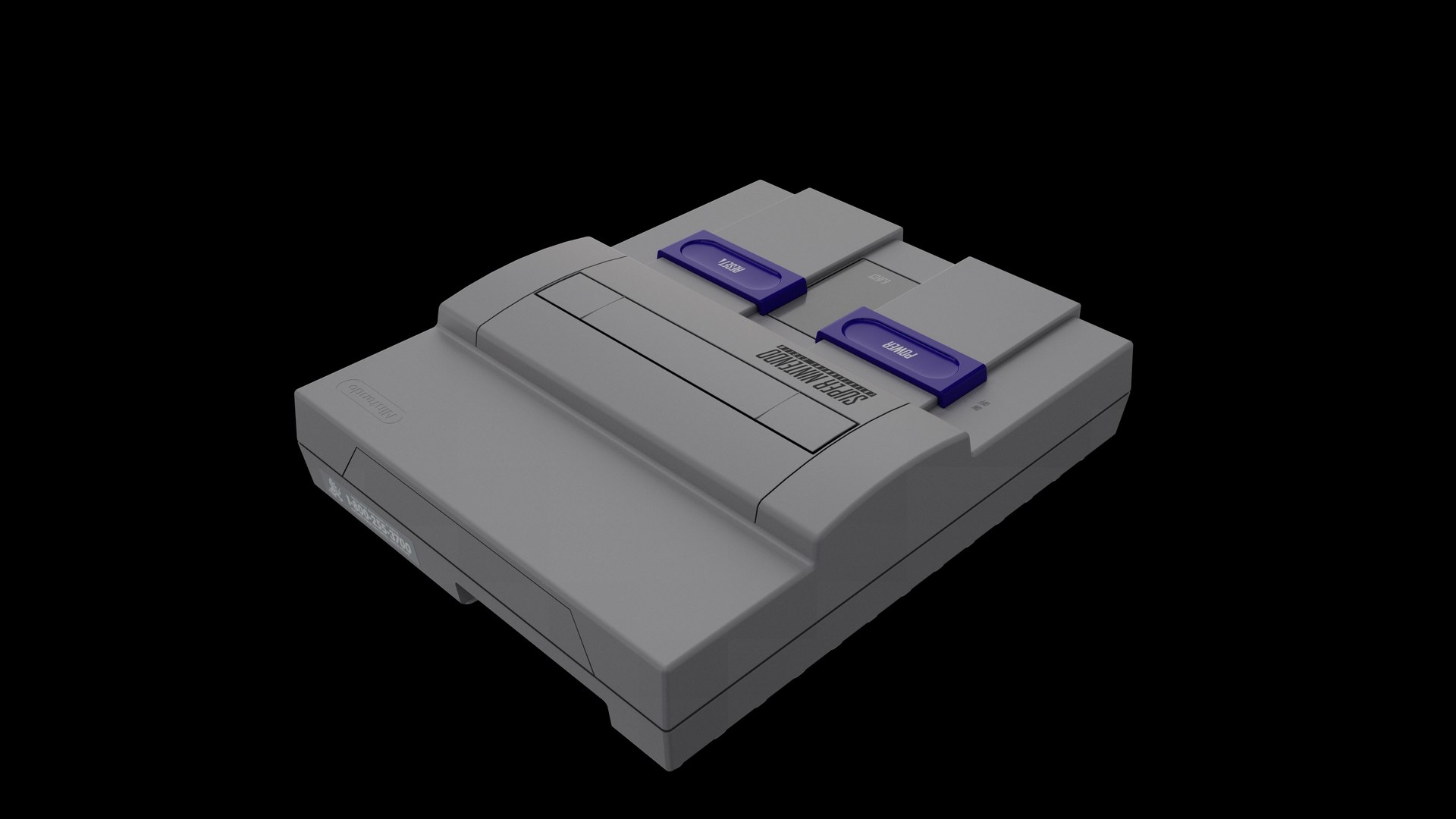 Retro Console 3D model - TurboSquid 2014978