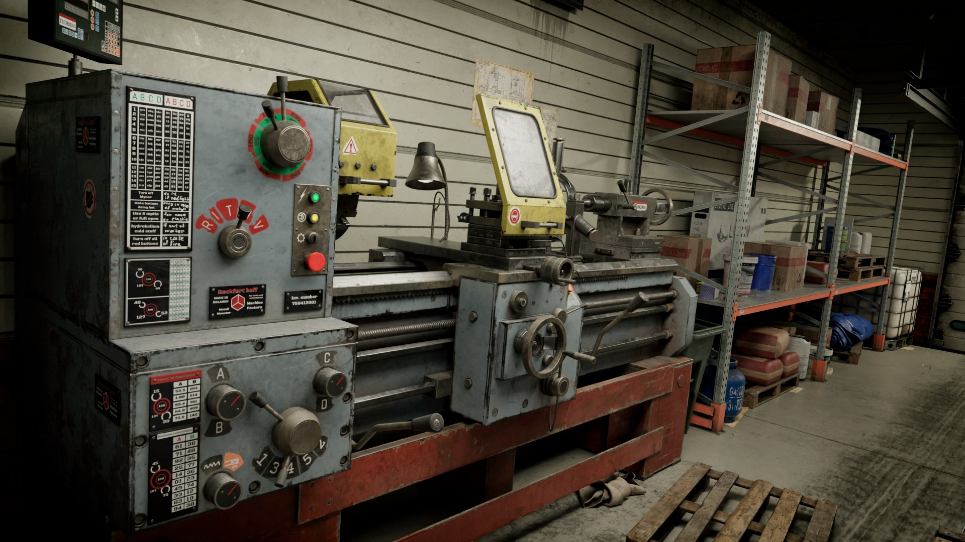 3D Workshop Garage Environment Realtime - TurboSquid 2213915