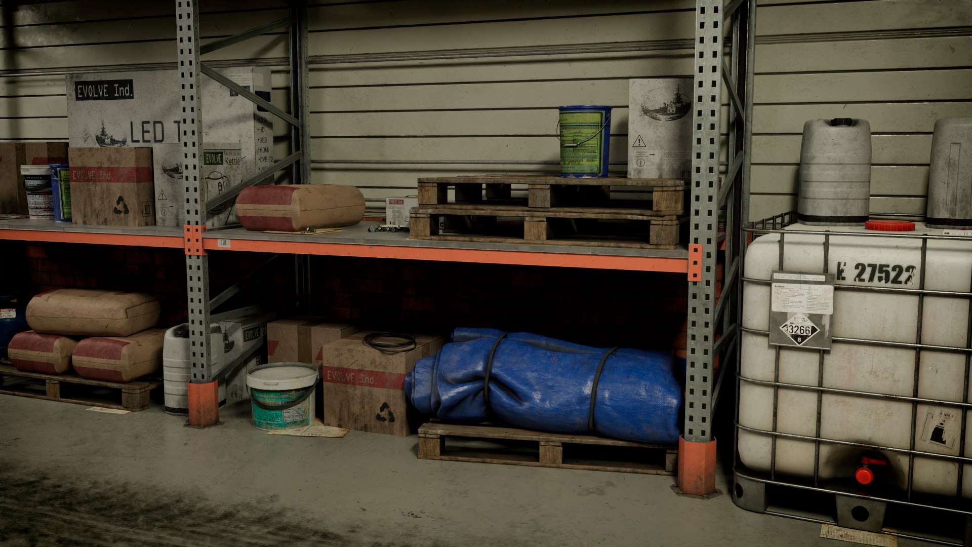 3D Workshop Garage Environment Realtime - TurboSquid 2213915