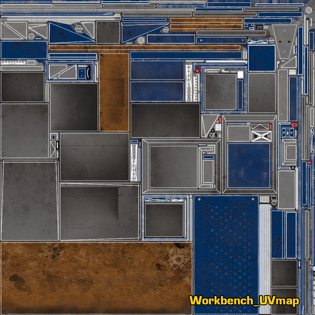 3D Workshop Garage Environment Realtime - TurboSquid 2213915
