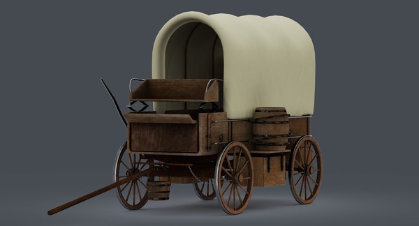 western chuckwagon wagons 3d x