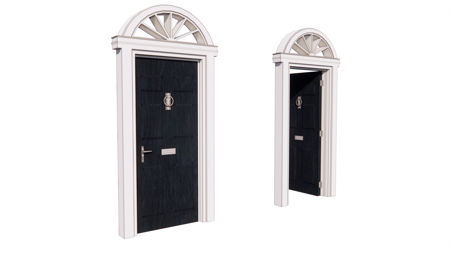 3D Model Townhouse Exterior Door - TurboSquid 2081460