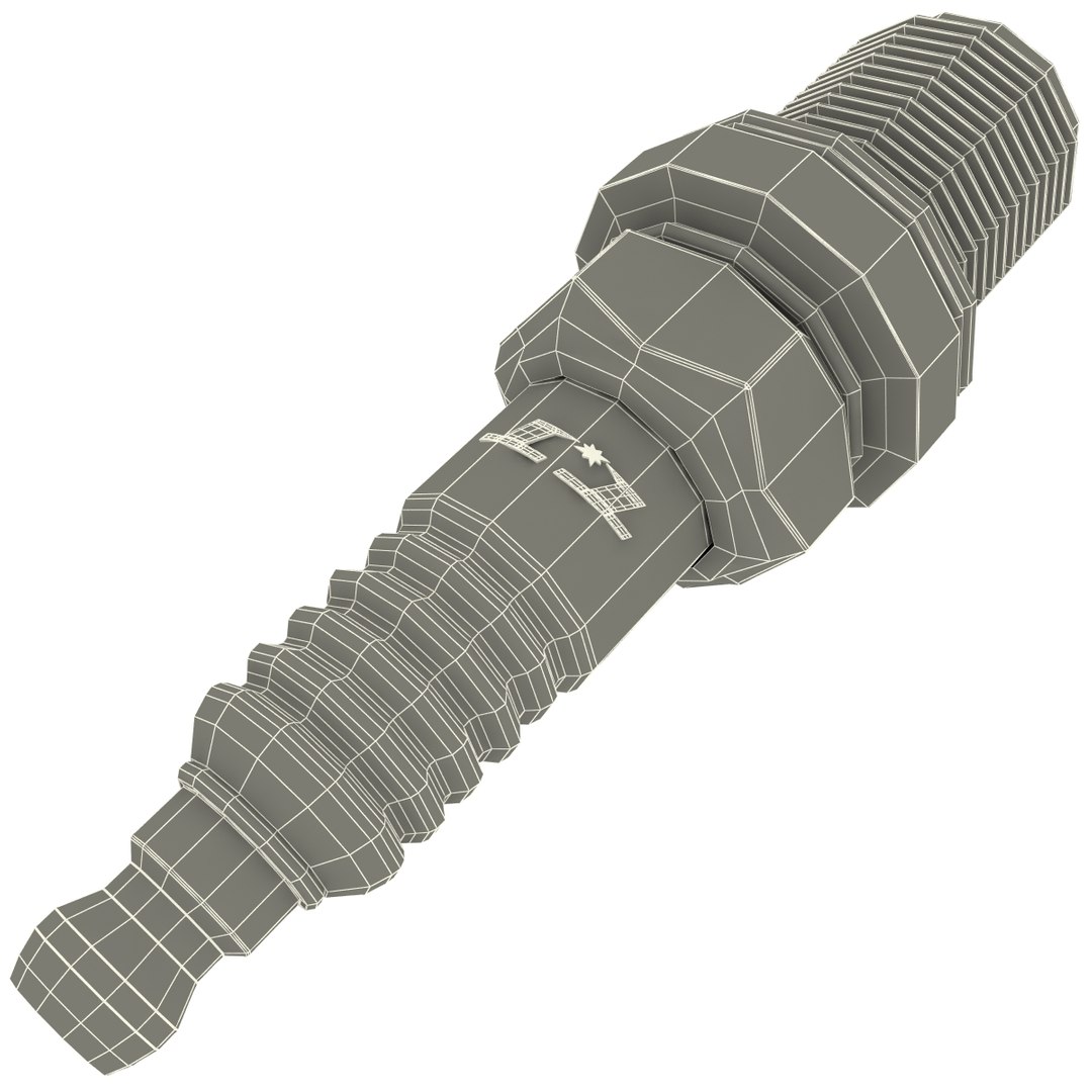 spark plug 3d model