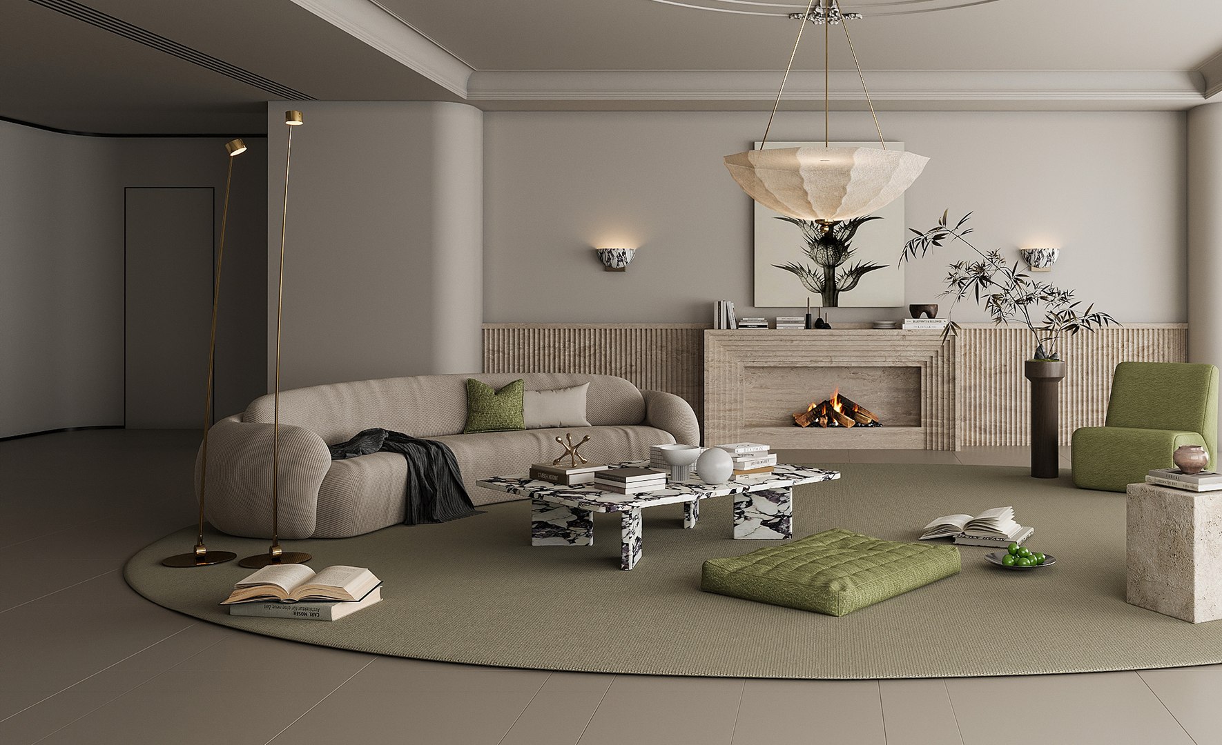 Modern Living Room 3D Model - TurboSquid 2516010