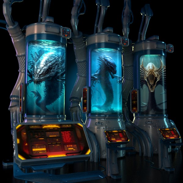3D модель Alien Laboratory Biotechnology 2 - TurboSquid 2008472