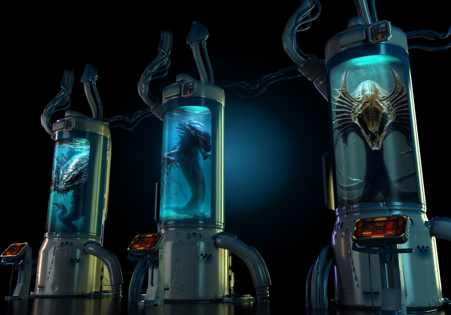 3D Alien Laboratory Biotechnology 2 Model - TurboSquid 2008472