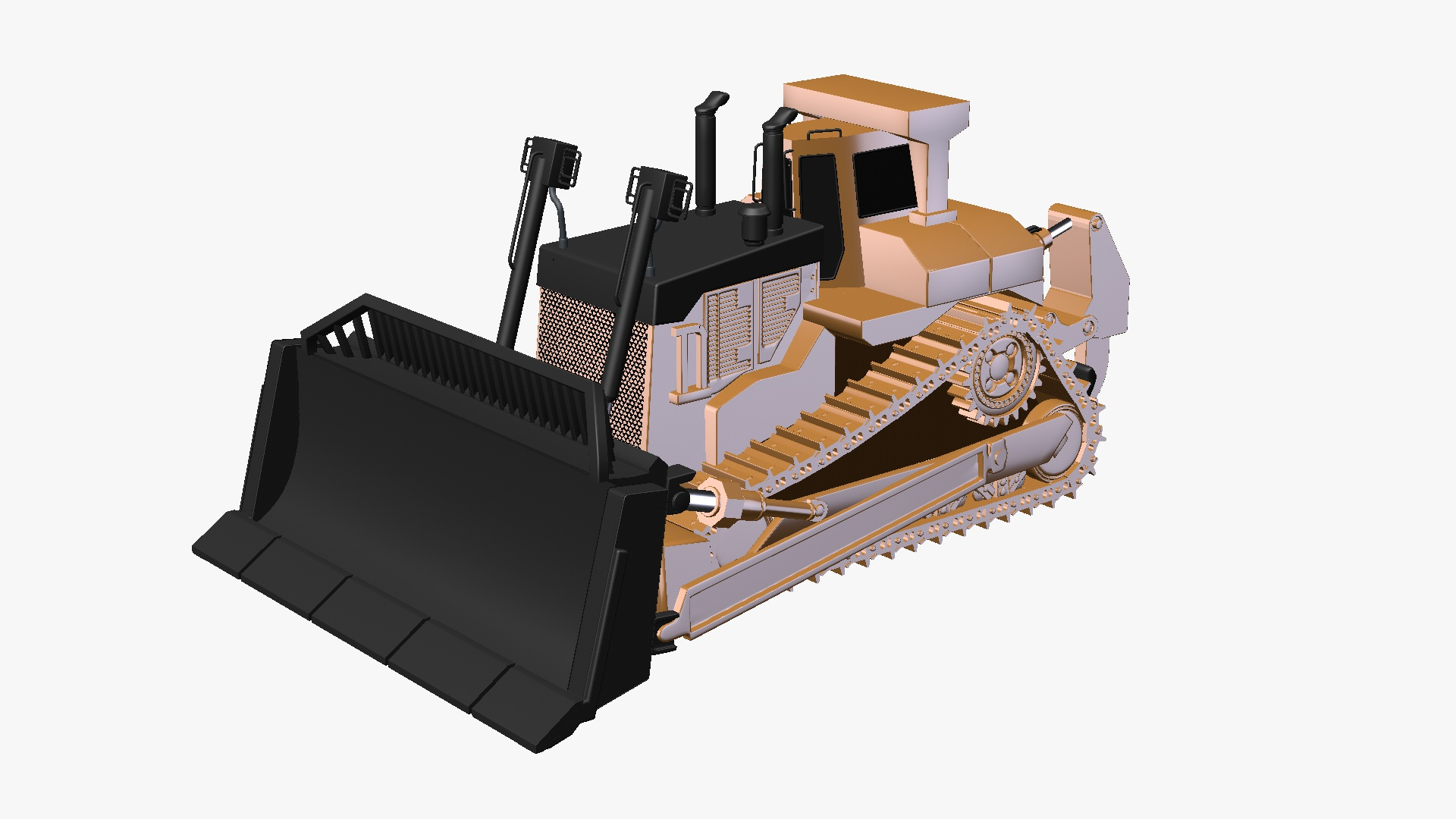 3D Model Bulldozer - TurboSquid 1941156
