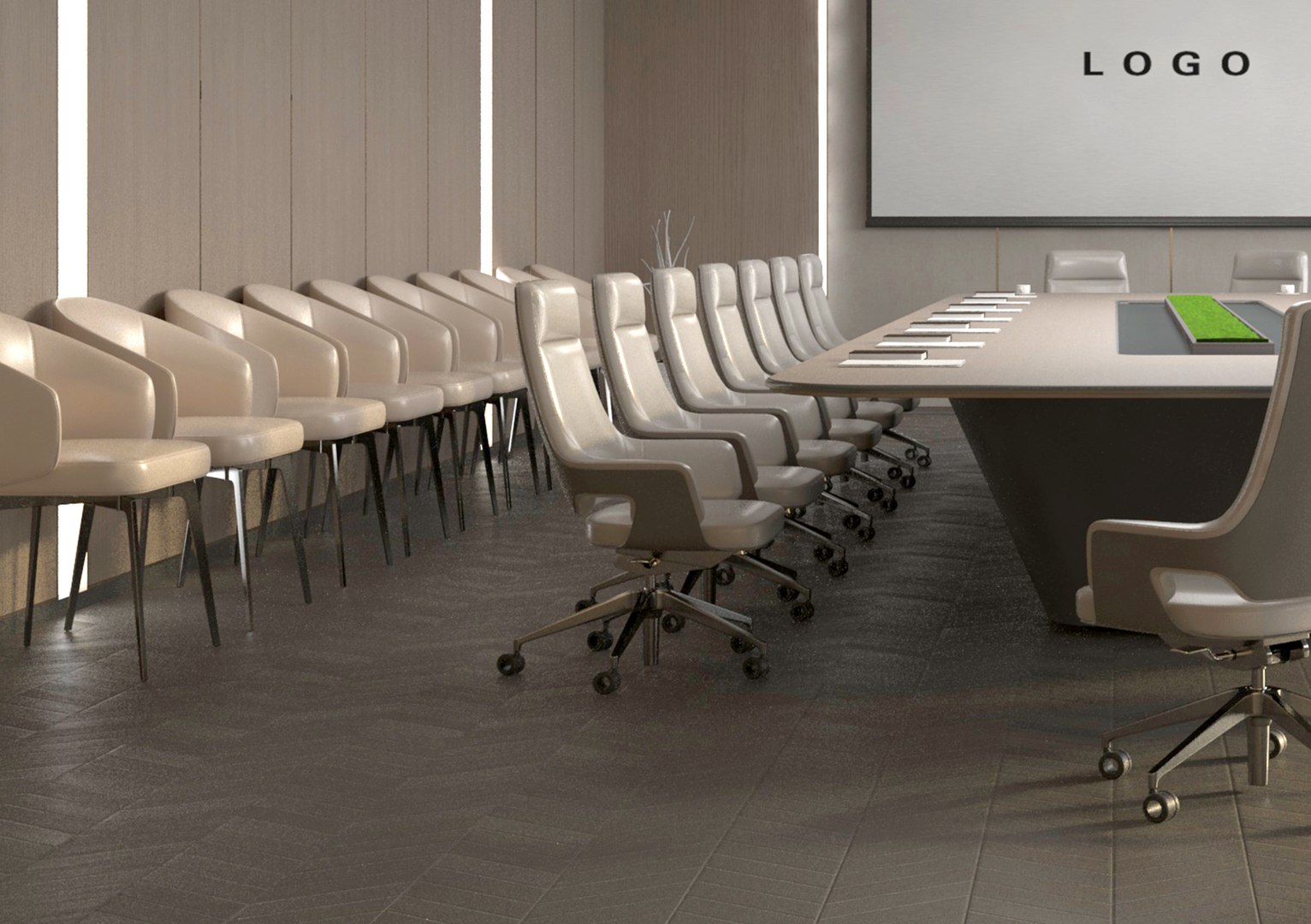 Conference Room Model - TurboSquid 2356853