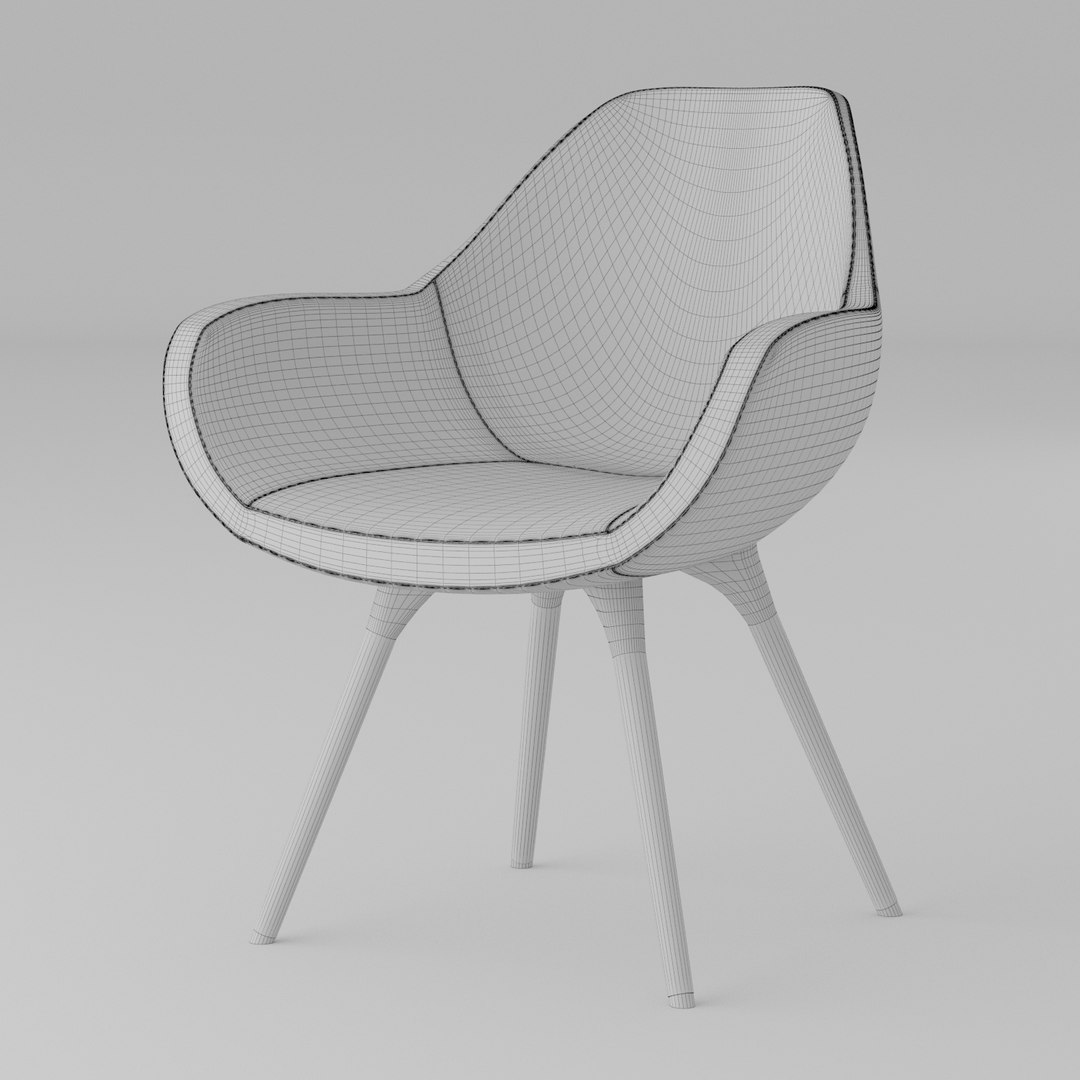 Modern Fabric Office Chair 3D Model - TurboSquid 1248707