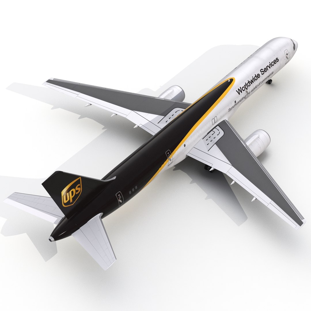 boeing 757-200f ups airlines 3d model