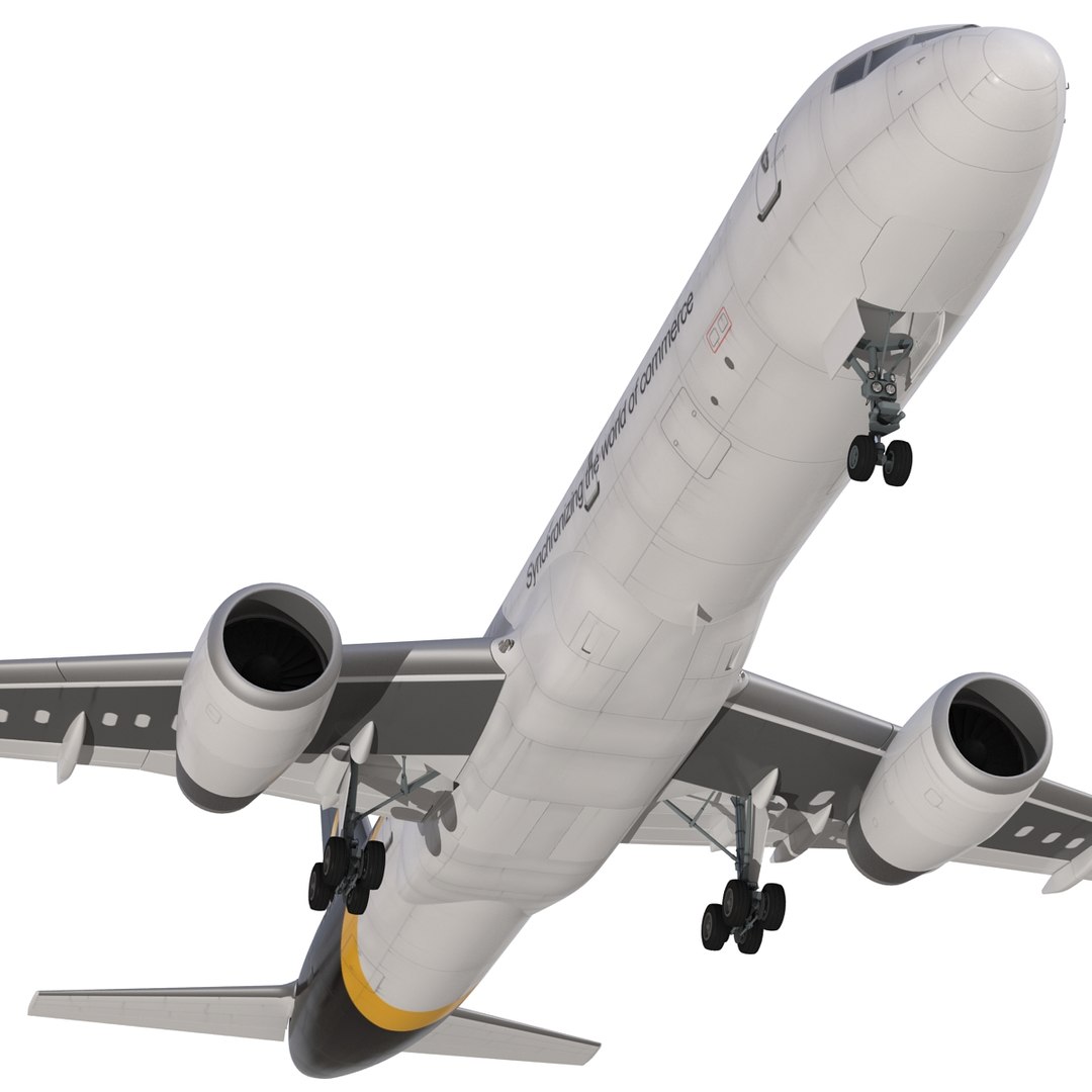 boeing 757-200f ups airlines 3d model