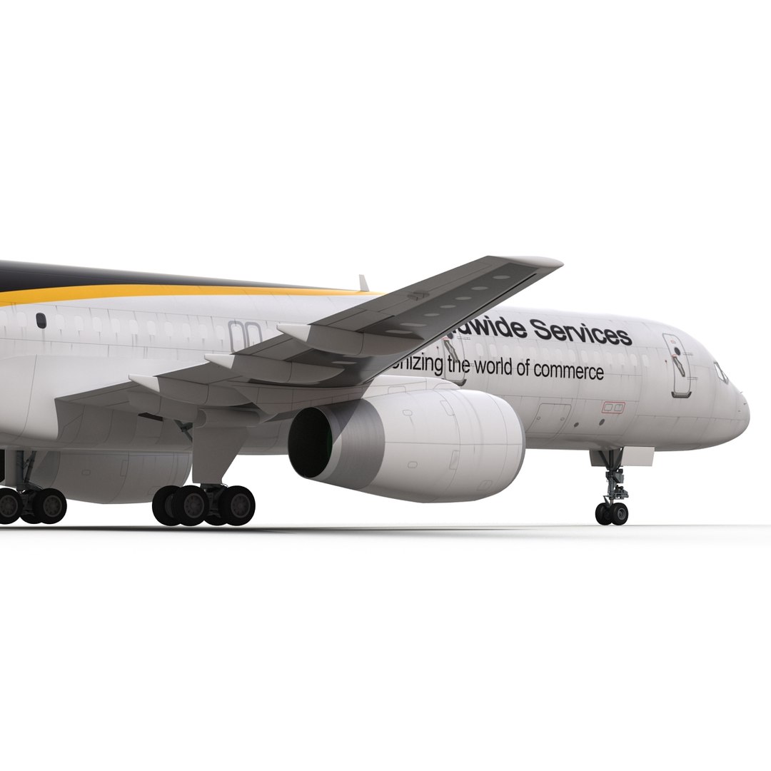 boeing 757-200f ups airlines 3d model