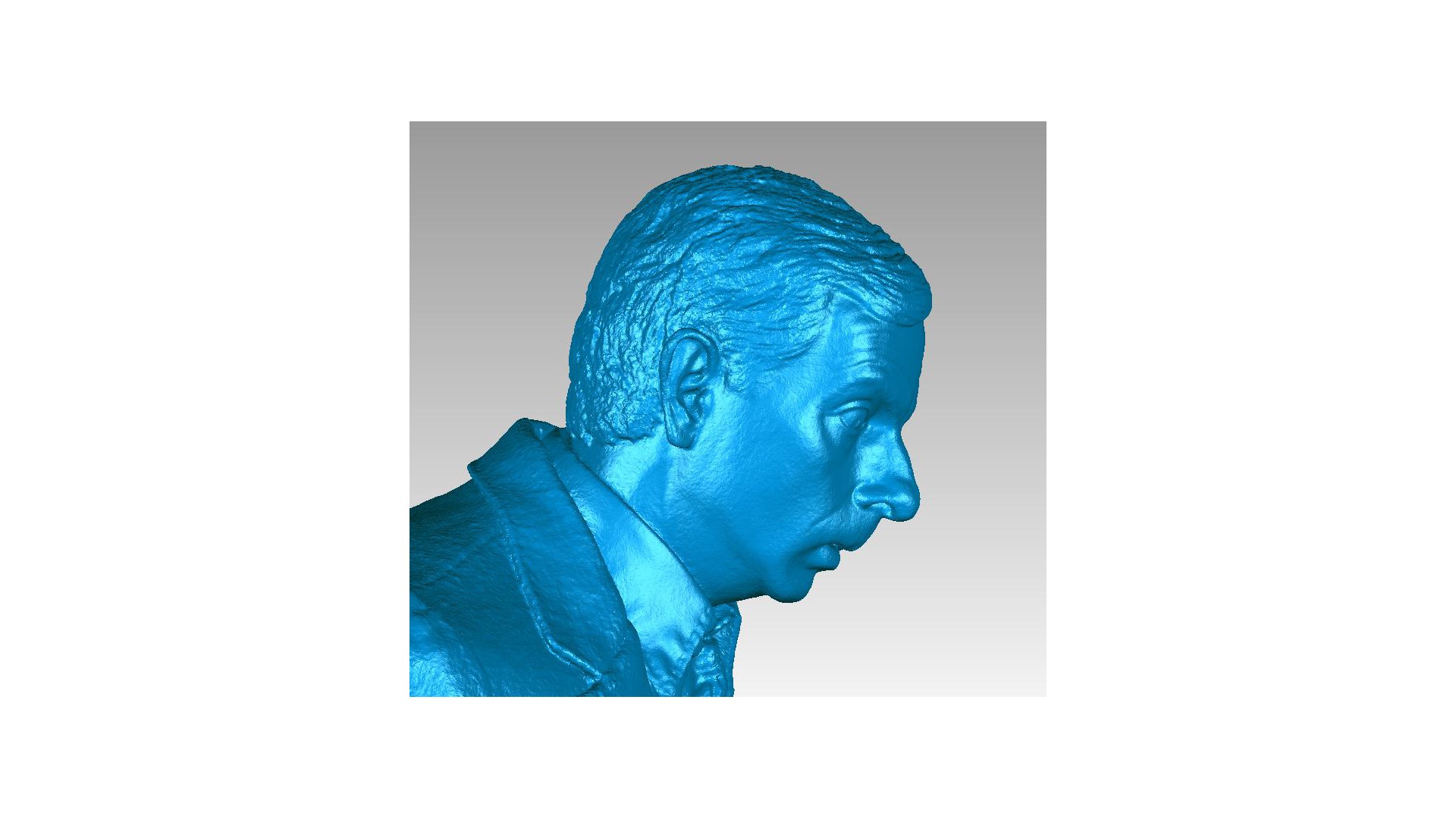 3D Mr Bean Bust - TurboSquid 1674555