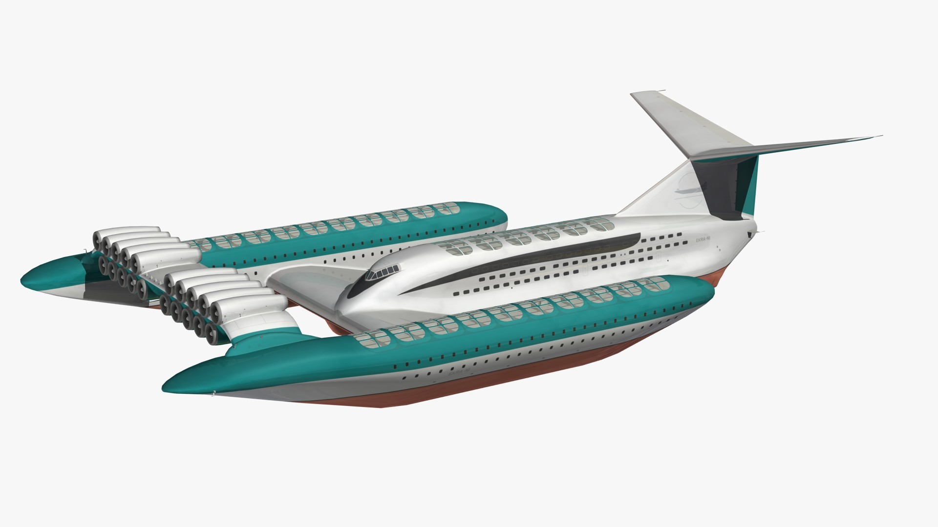 Ekranoplan Cruise 3D Model - TurboSquid 2217269