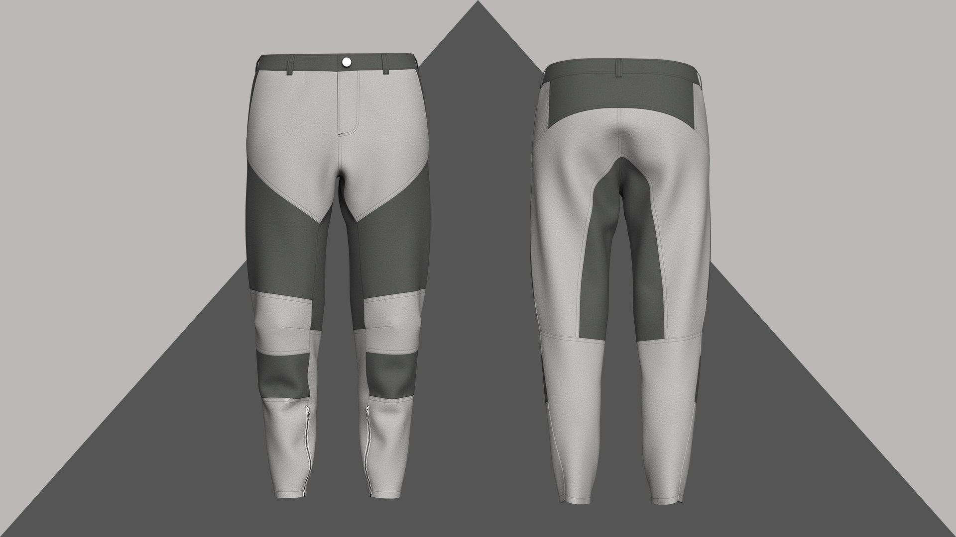 Sporty Fashionable Pant Design Model - TurboSquid 1937156
