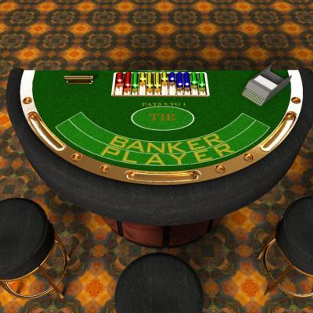 3ds Baccarat Table