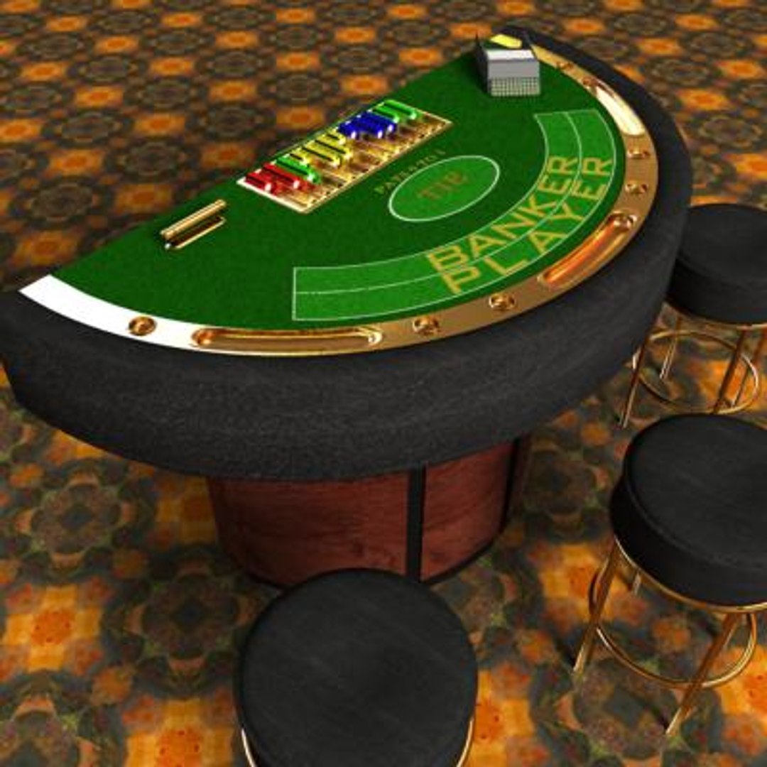 3ds Baccarat Table