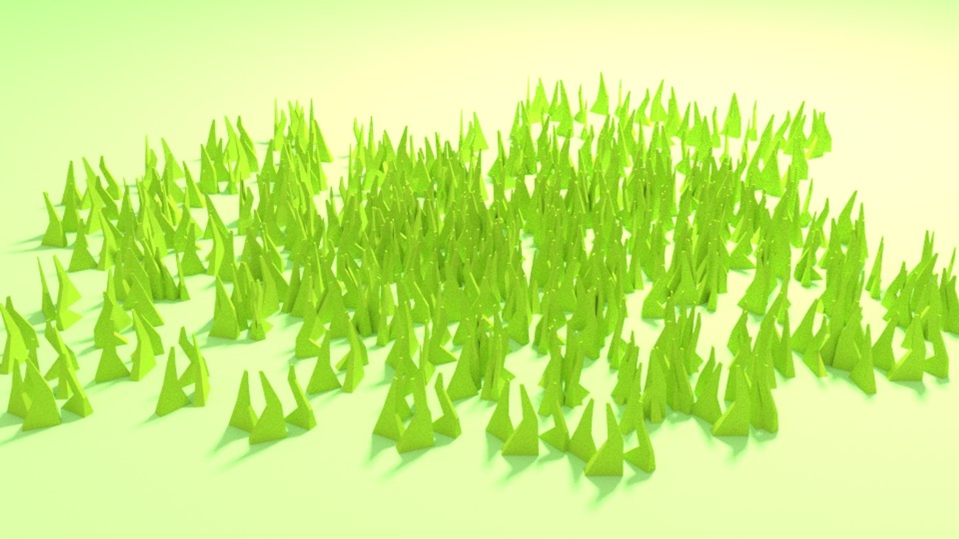 3d model blender grass