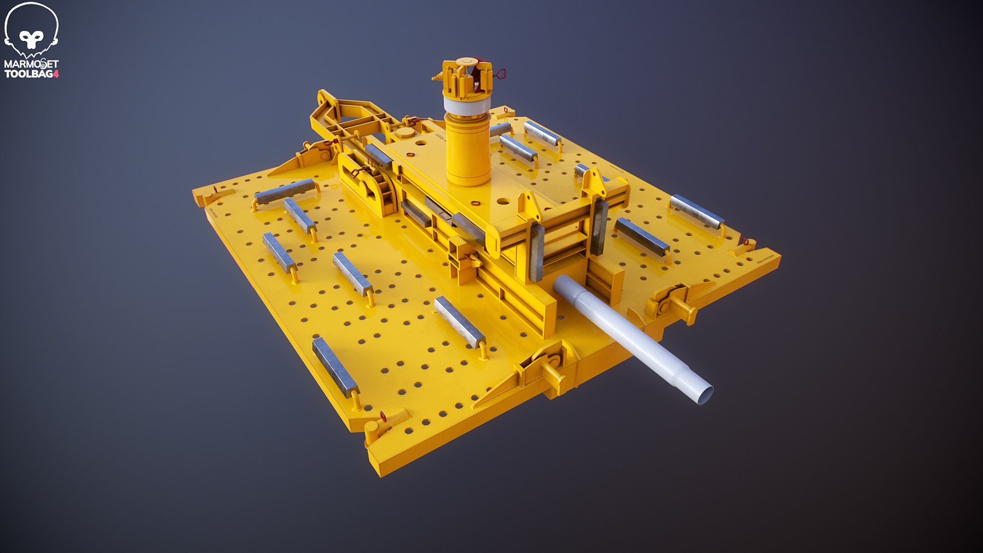Subsea Structures And Drill Ship 3D Model - TurboSquid 2297432