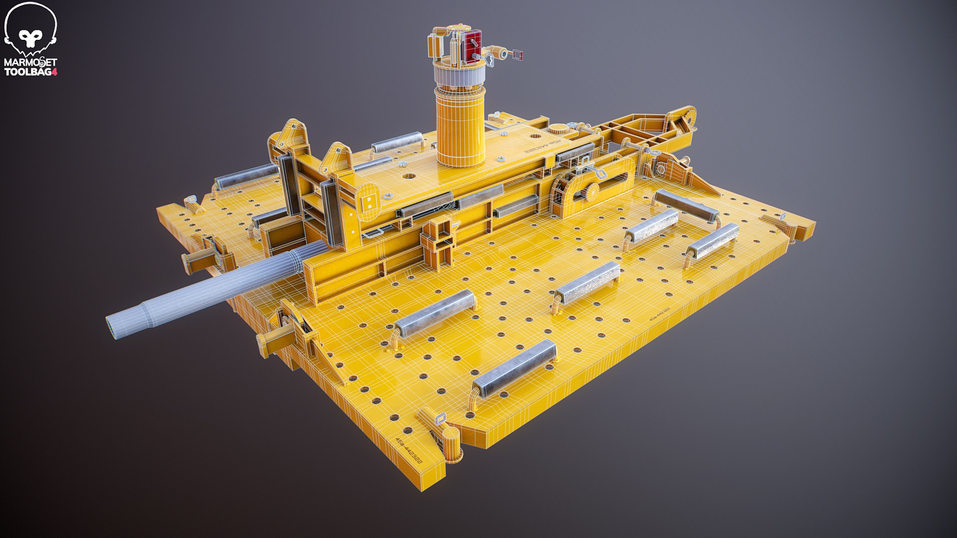Subsea Structures And Drill Ship 3D Model - TurboSquid 2297432