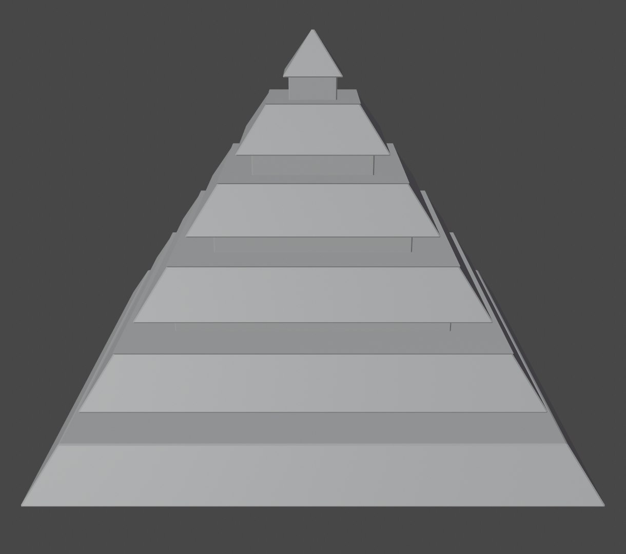 Pyramidal Structure Beveled 3D - TurboSquid 1504948