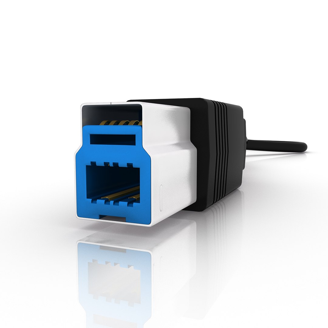 Usb Connectors 3 Typ 3d Model