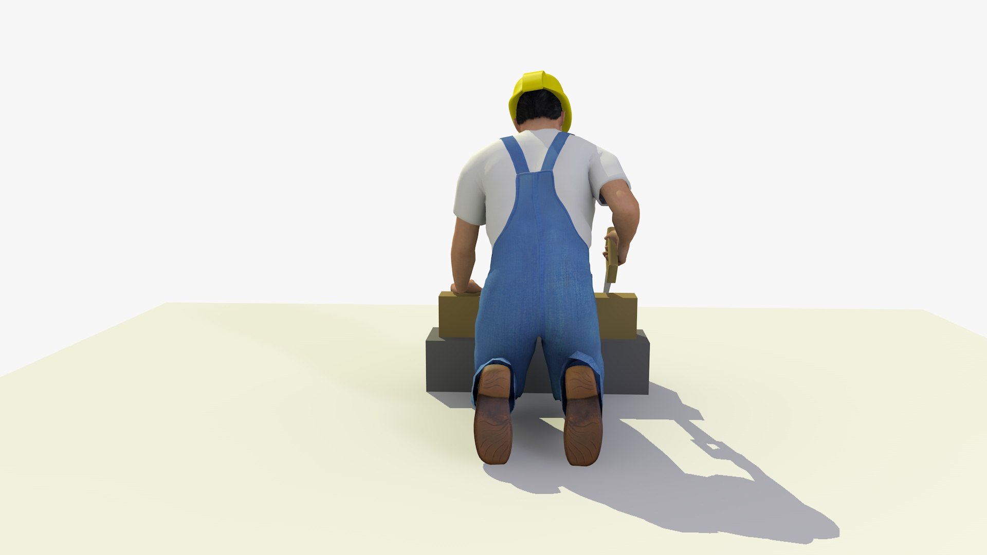 ANIMATED CONSTRUCTION WORKER USING A SAW 3D Model - TurboSquid 1976071