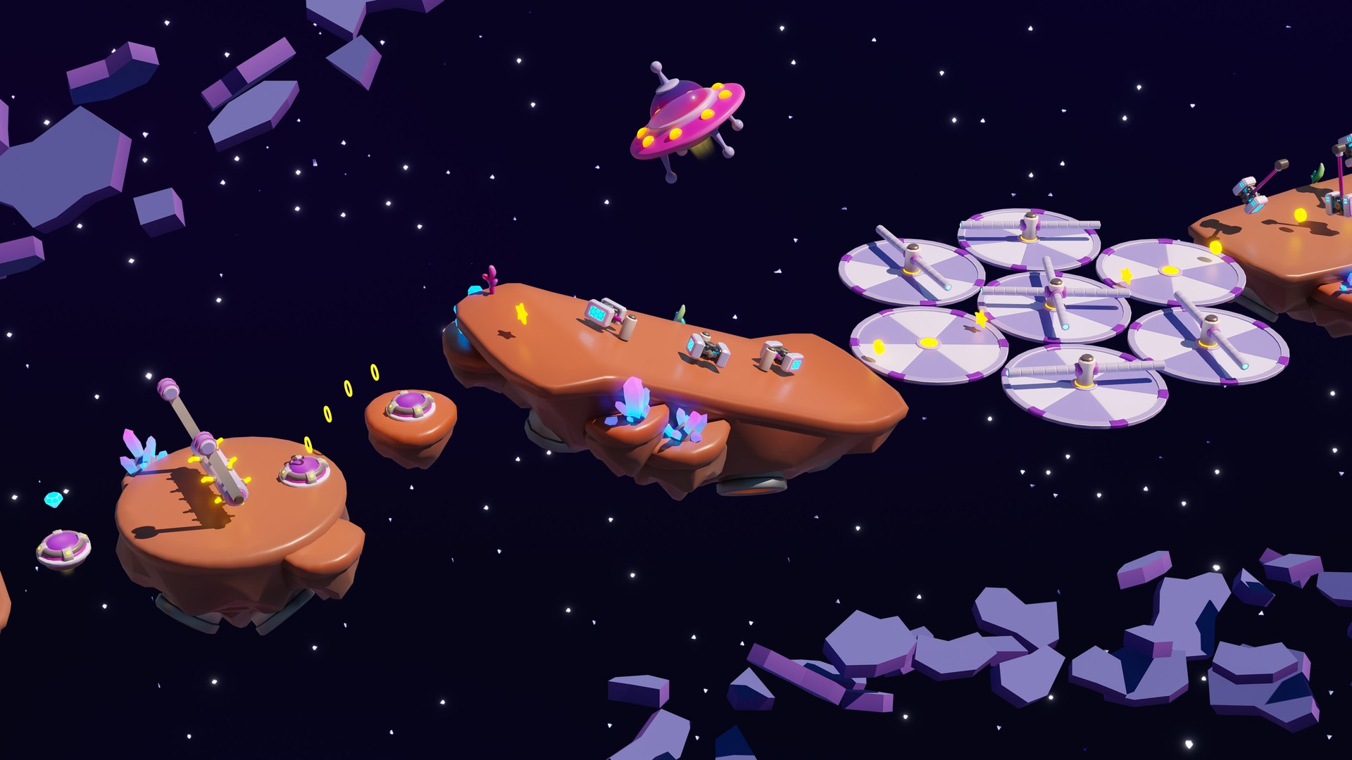 Platformer 11 Space 3D Model - TurboSquid 2301949