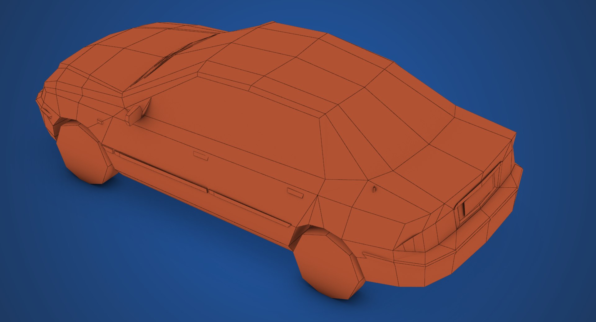 Free Samand - 613 Polygons 3d Model