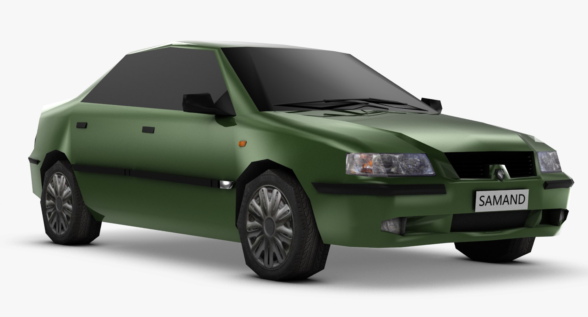 Free Samand - 613 Polygons 3d Model