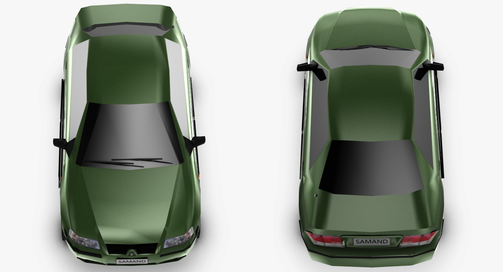 Free Samand - 613 Polygons 3d Model