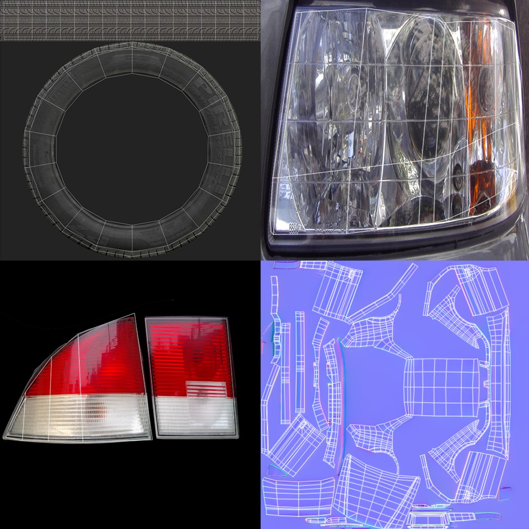 Free Samand - 613 Polygons 3d Model