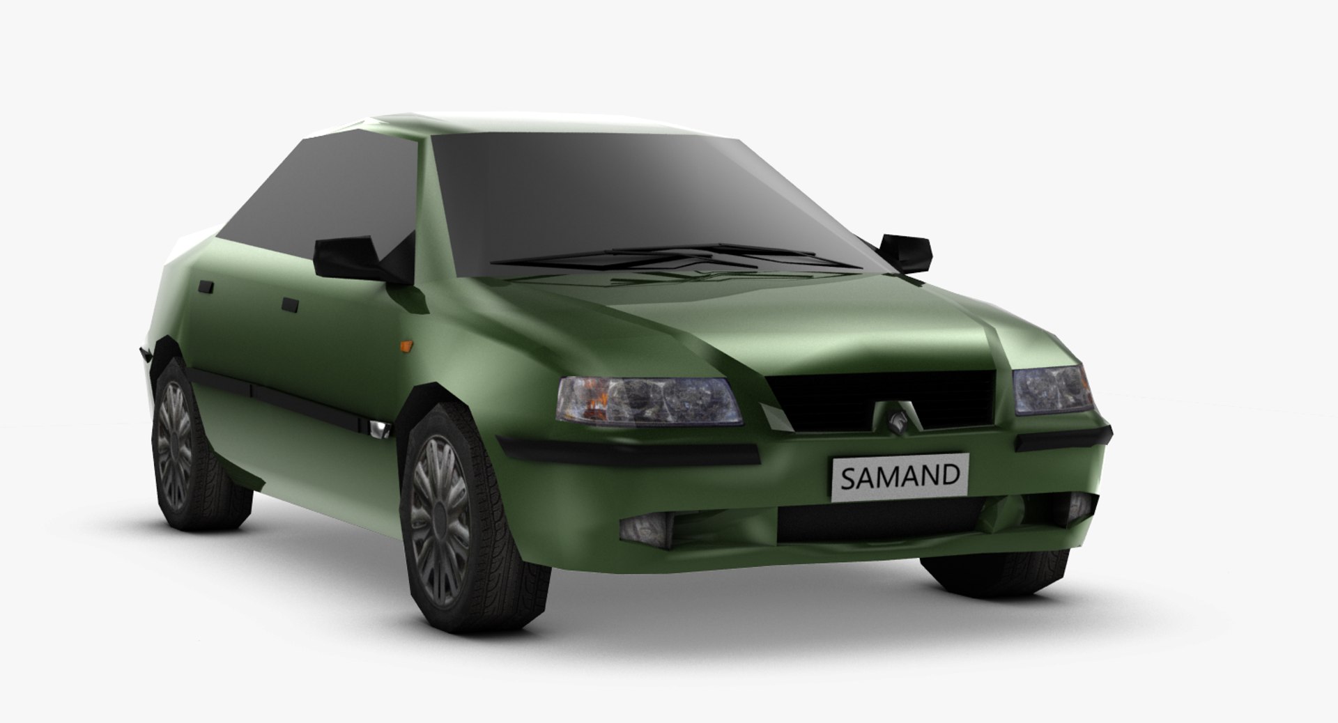 Free Samand - 613 Polygons 3d Model