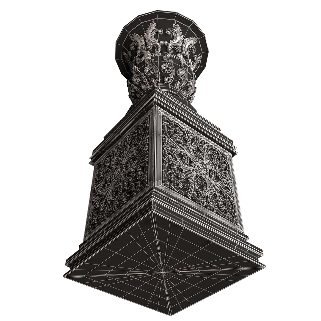 Flower Pot 09 White 3D Model - TurboSquid 2198362