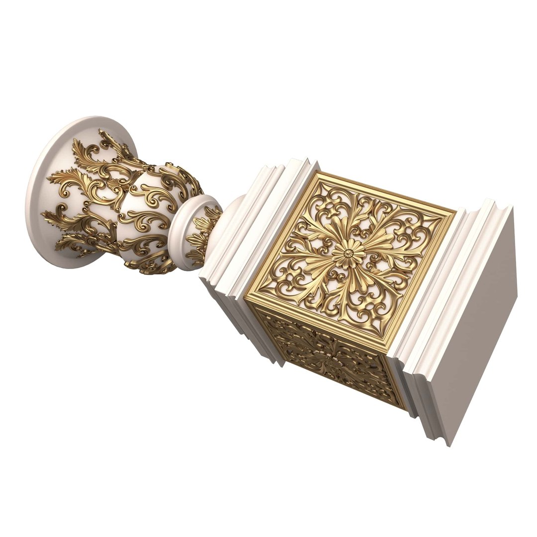 Flower Pot 09 White 3D Model - TurboSquid 2198362